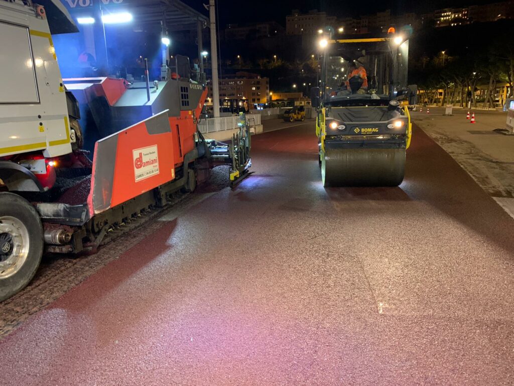 La voie des stands du circuit de Monaco fait peau neuve