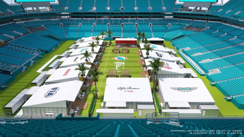 Nouveau paddock, nouvel asphalte...Miami évolue en 2023