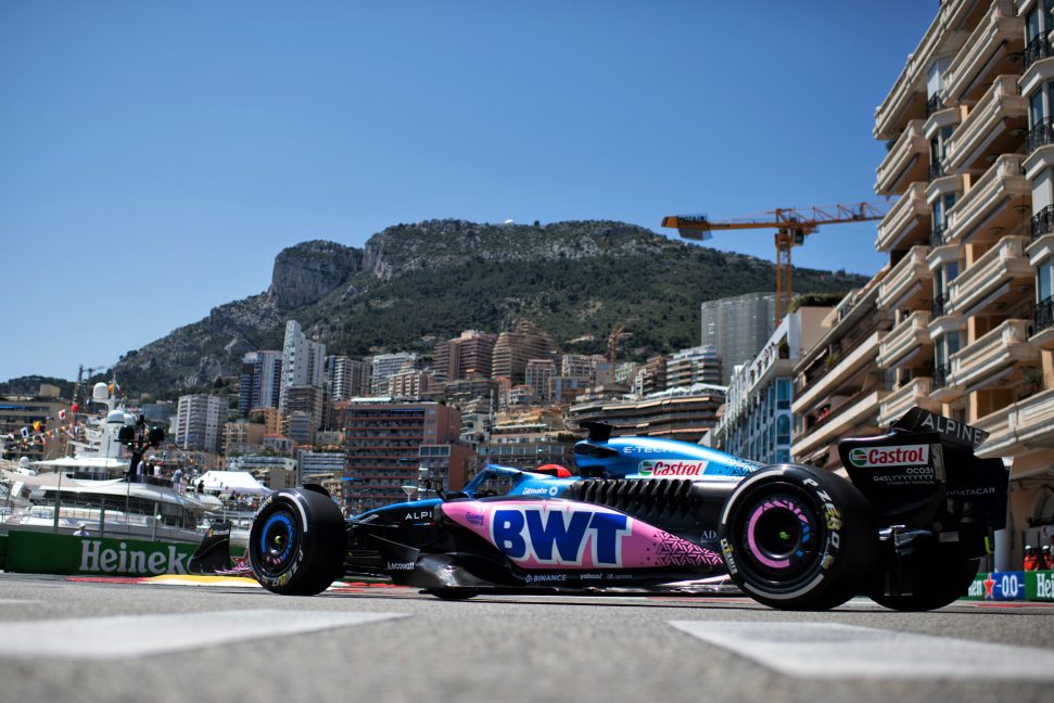 Alpine avec des pontons inédits sur sa F1 à Monaco