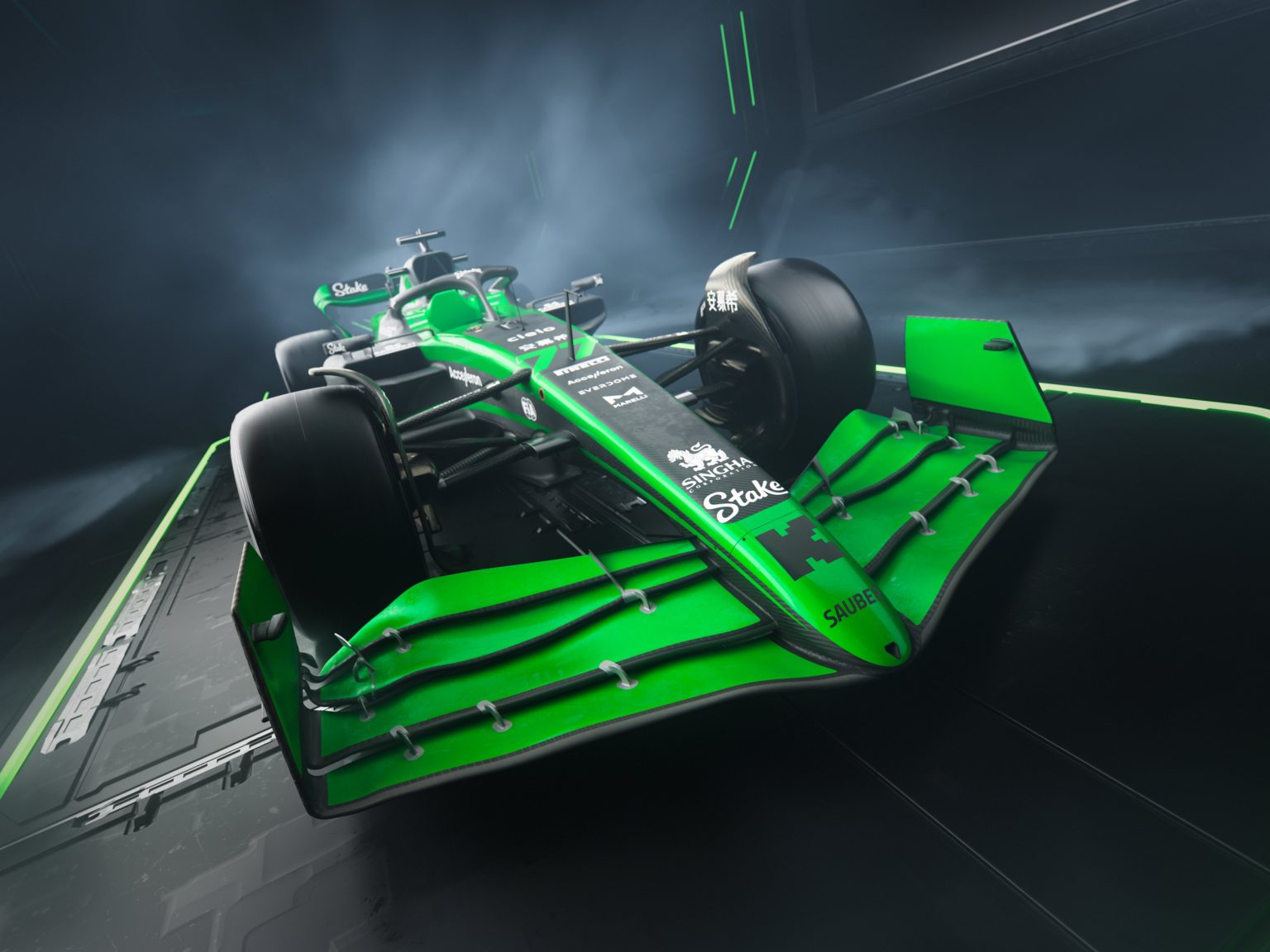 Stake F1 Team dévoile les premières images de sa monoplace 2024